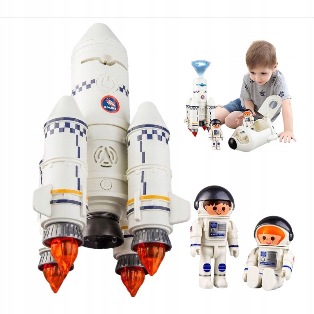 RAKIETA KOSMICZNA KOSMOS PROM KOSMICZNY DŹWIĘK 5W1 STATEK KOSMICZNY - 16281067698 - oficjalne ...