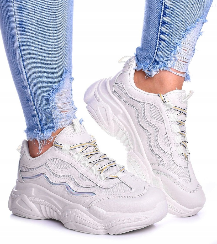 Buty Damskie Adidasy sneakersy styl Fia 4 r.38 - 10595116158 ...