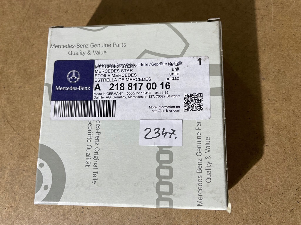 Купить Эмблема логотипа MERCEDES W218 W415 A2188170016 OE: отзывы, фото ...