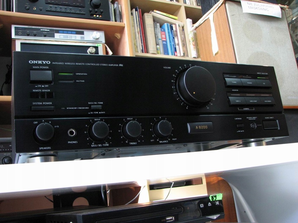 WZMACNIACZ ONKYO R1 A-8200 - GWARANCJA - 9633696932 - oficjalne archiwum Allegro