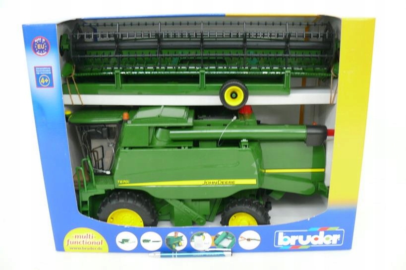 Bruder 02132 Kombajn zbożowy John Deere T670i - 12747458378 - oficjalne archiwum Allegro