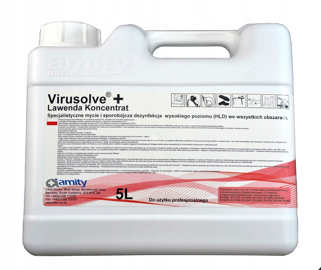 VIRUSOLVE + koncentrat 5l lawenda (5L=100L) dezyn. - 7594772813 ...