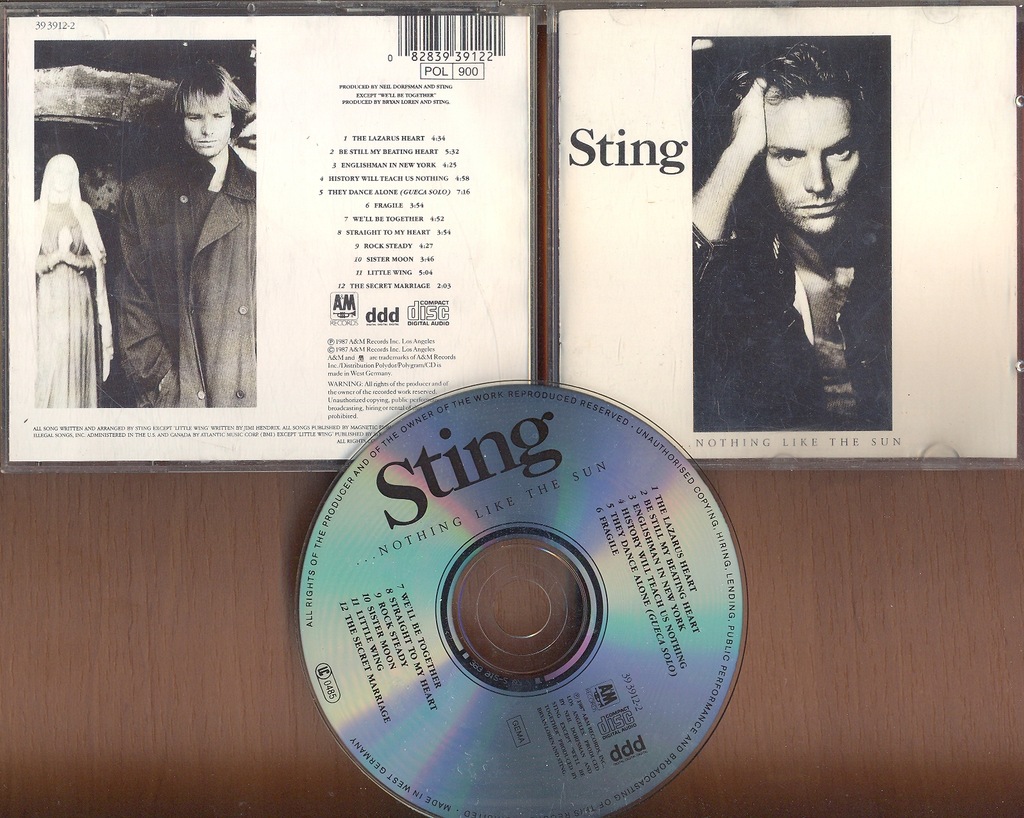 STING - ...NOTHING LIKE THE SUN - CD - 11755680299 - oficjalne archiwum Allegro
