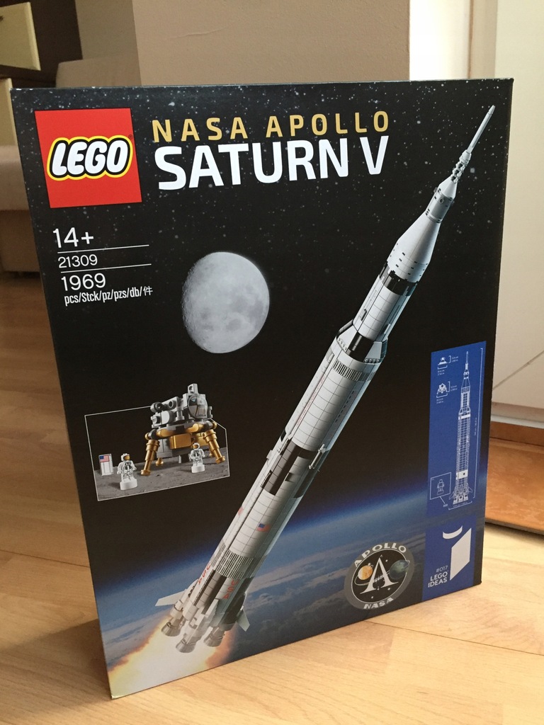 LEGO Ideas Rakieta NASA Apollo Saturn V 21309 - 9711236222 - oficjalne ...