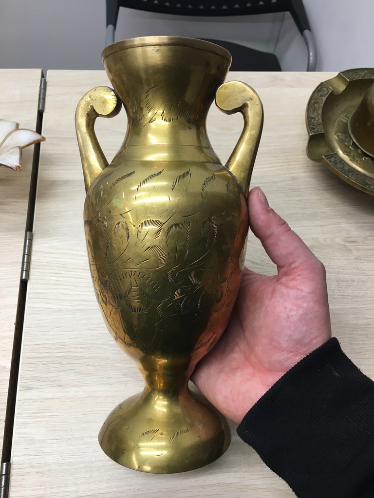 Amfora z mosiądzu - 13720269665 - oficjalne archiwum Allegro