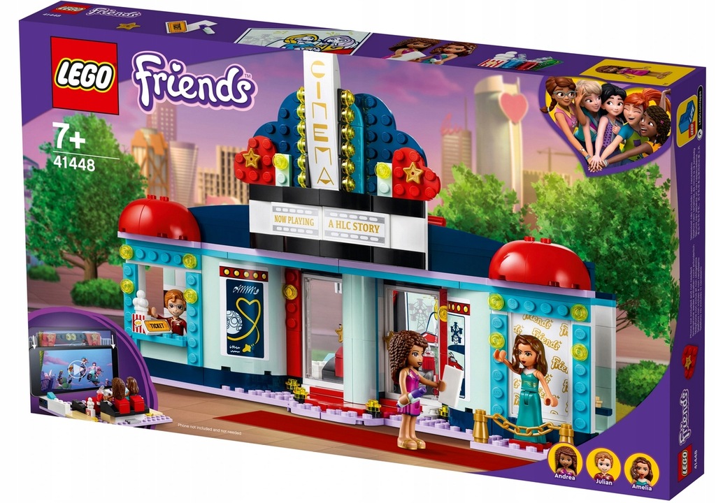 Lego Friends dla dziewczynki Kino w Heartlake - 12875892149 - oficjalne ...