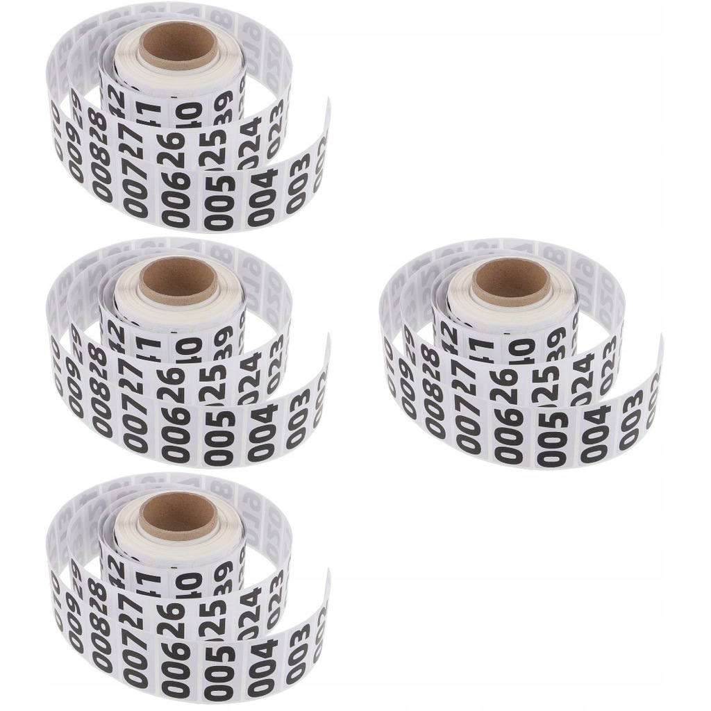 Stickers Number Decals Small 4 Rolls - 13527331848 - oficjalne archiwum ...