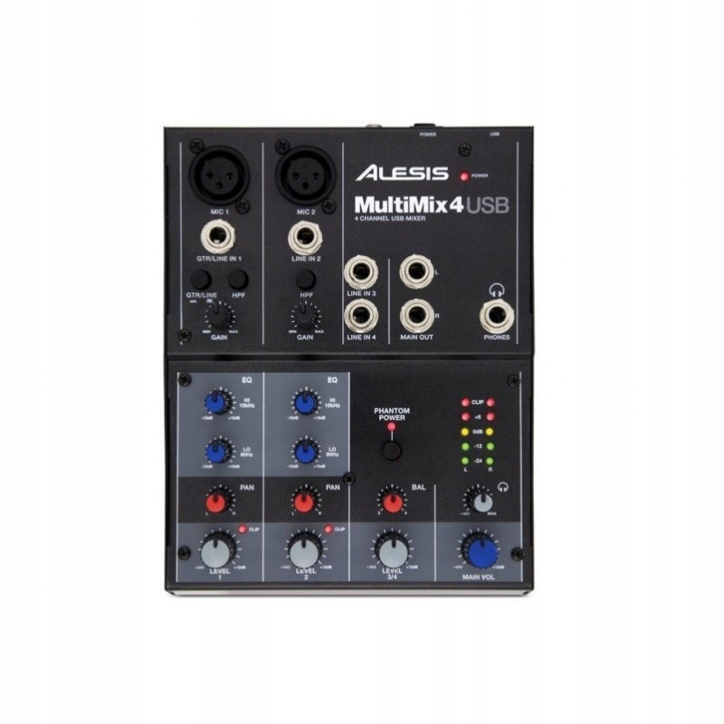 ALESIS MULTIMIX 4 USB MIKSER Powystawowy - 9139081046 - oficjalne archiwum Allegro
