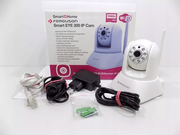 KAMERA IP FERGUSON SMART EYE 200 IP CAM ZESTAW - 12672169202 ...