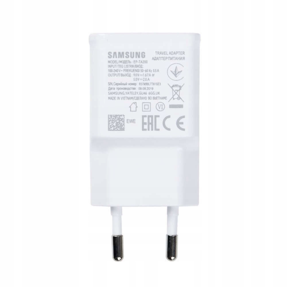 Oryginalna Ładowarka sieciowa Samsung EP-TA200EWE - 13613097058 - oficjalne archiwum Allegro
