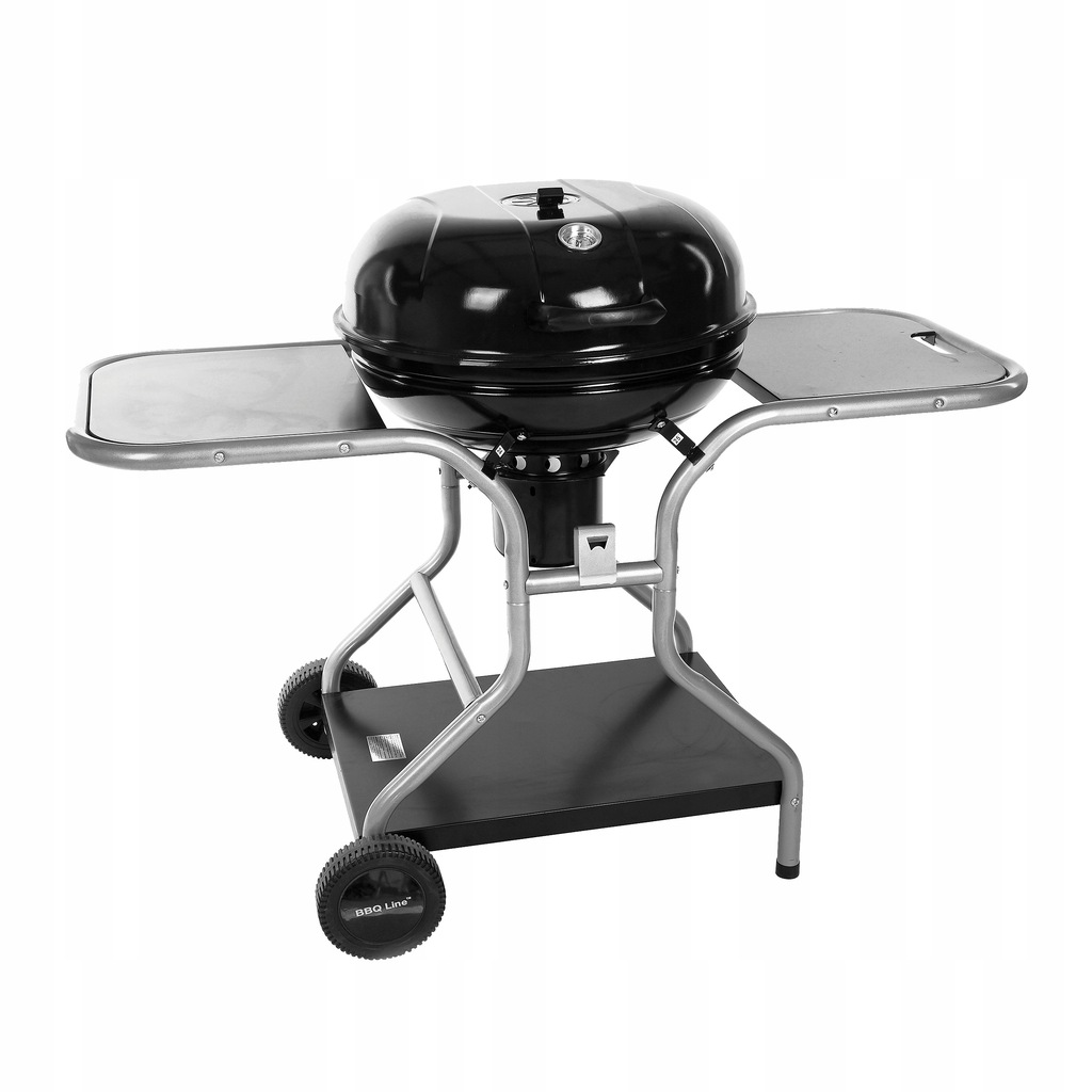 OGRODOWY GRILL WĘGLOWY DUŻY GRIL Z POKRYWĄ OKRĄGŁY - 12005511266 ...