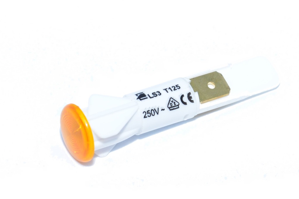 LAMPKA SYGNALIZACYJNA PIEKARNIK LS3 T125 POMARAŃCZ - 6869329407 - oficjalne archiwum Allegro