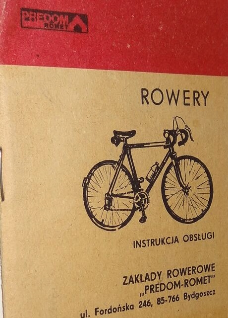 Instrukcja rower PRL Predom - Romet - 16051574783 - oficjalne archiwum ...