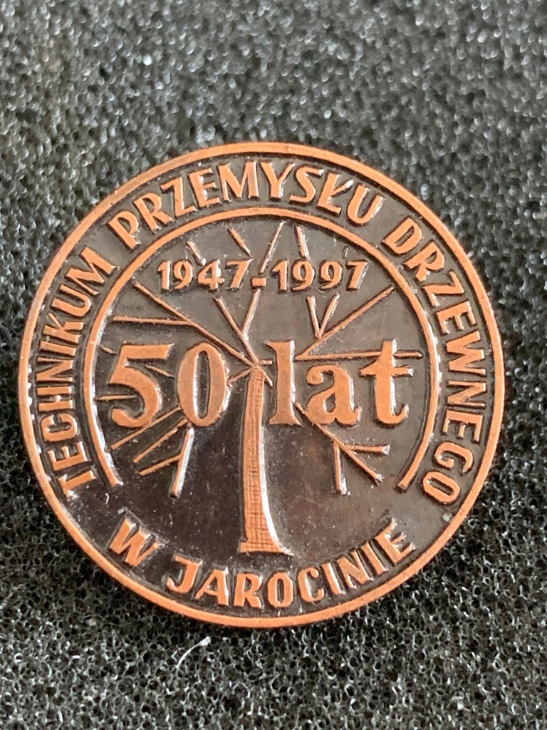 TECHNIKUM PRZEMYSŁU DRZEWNEGO W JAROCINIE 50 LAT - 15525051420 - oficjalne archiwum Allegro