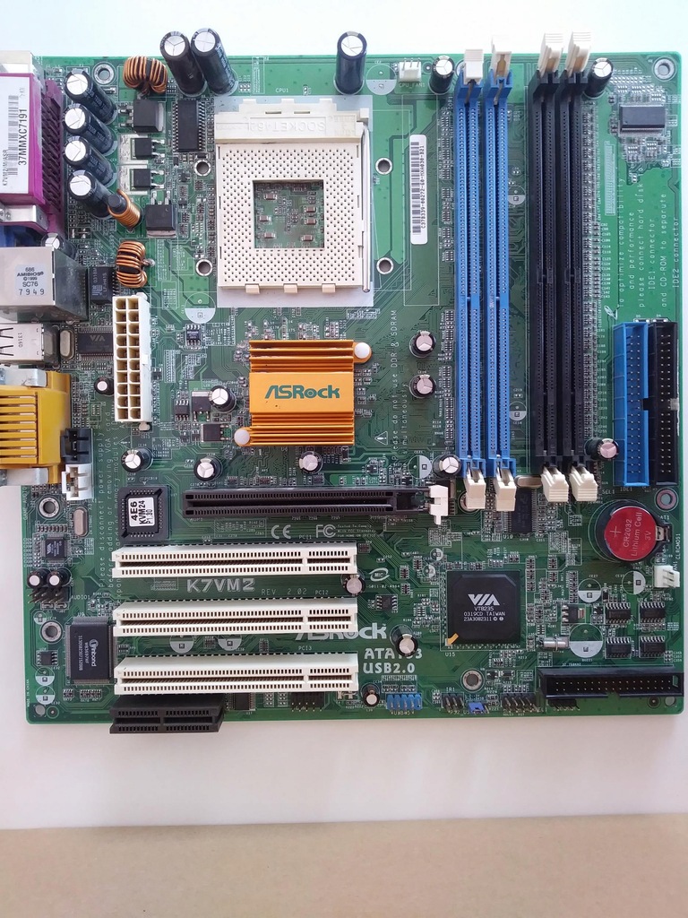 Płyta Główna ASRock K7VM2 VIA KM266 ProSavageDDR - 11274062221 ...