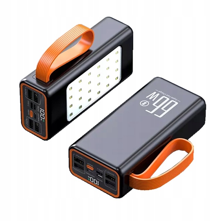 POWERBANK STACJA ŁADOWANIA 40000 MAH 66W SOLAR USB - 13083576555 ...