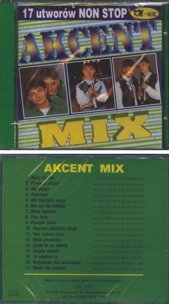 AKCENT Przekorny Los SAME HITY inne dostępne 9CD - 7469957023 - oficjalne archiwum Allegro