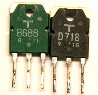 Tranzystor 2SB688 2SD718 TOSHIBA ORYGINAŁ PARA - 13257262202 ...