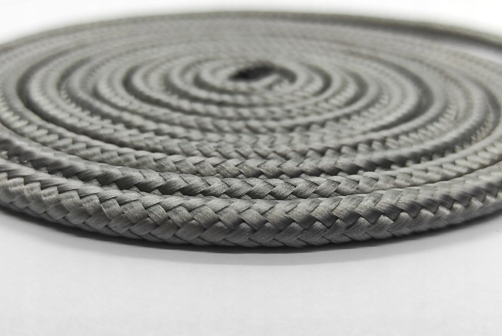 Lina polipropylenowa pleciona szara sznur 6mm - 11412537889 - oficjalne archiwum Allegro