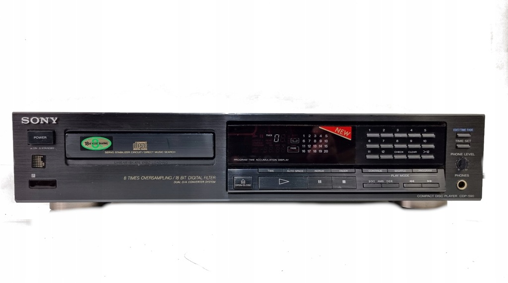 Sony odtwarzacz kompaktowy CD player CDP 590 - 11985405030 - oficjalne archiwum Allegro