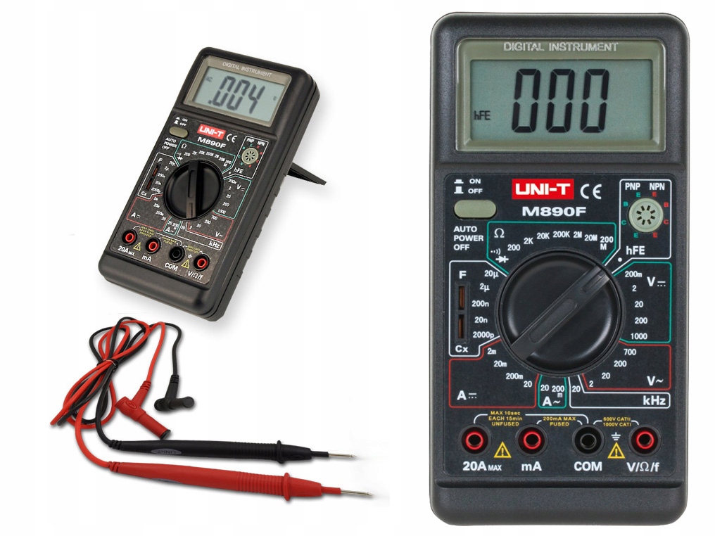 UNI-T M890F miernik uniwersalny multimetr - 13529280581 - oficjalne archiwum Allegro