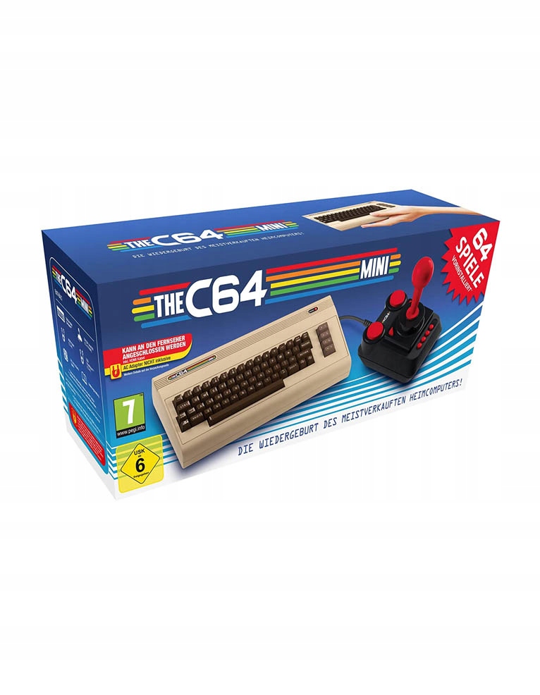 THE C64 MINI MINIATUROWA WERSJA COMMODORE 64 GRY - 12916918604 ...
