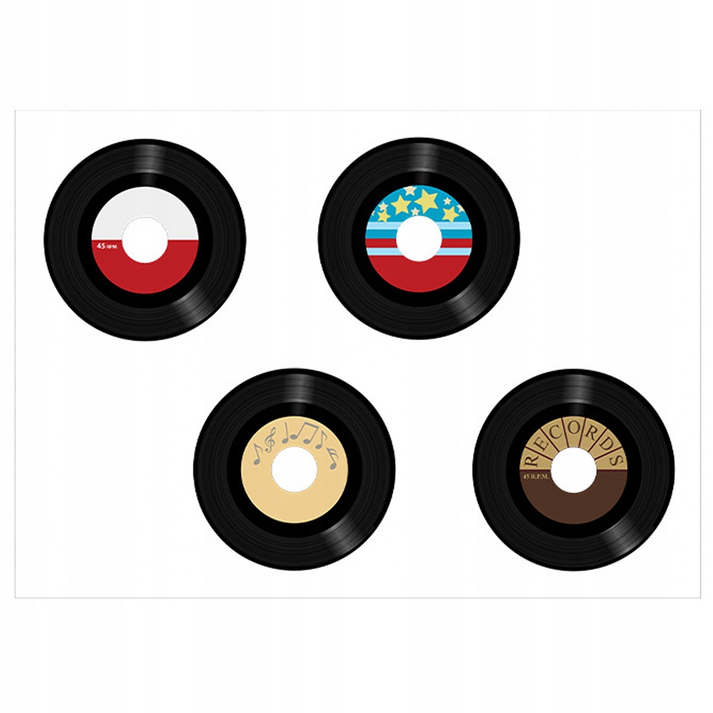 Vinyl Record Stickers CD Wall Decor Wallpaper - 14750084047 - oficjalne ...
