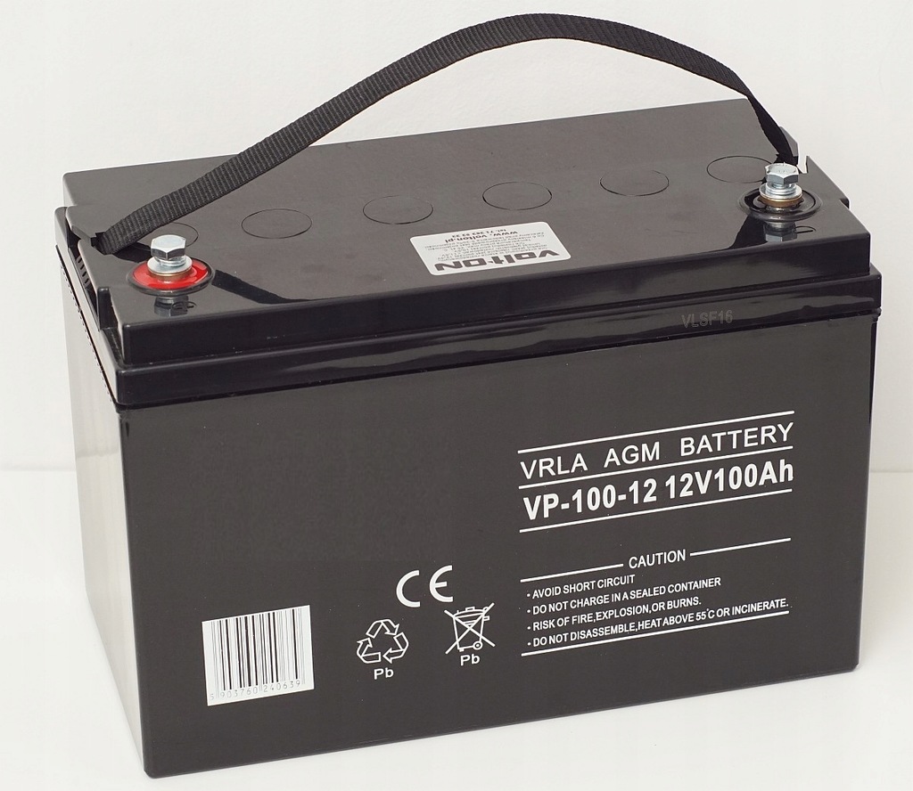 Akumulator Żelowy typu AGM 12V 100Ah - VOLT POLSKA - 11231927334 - oficjalne archiwum Allegro