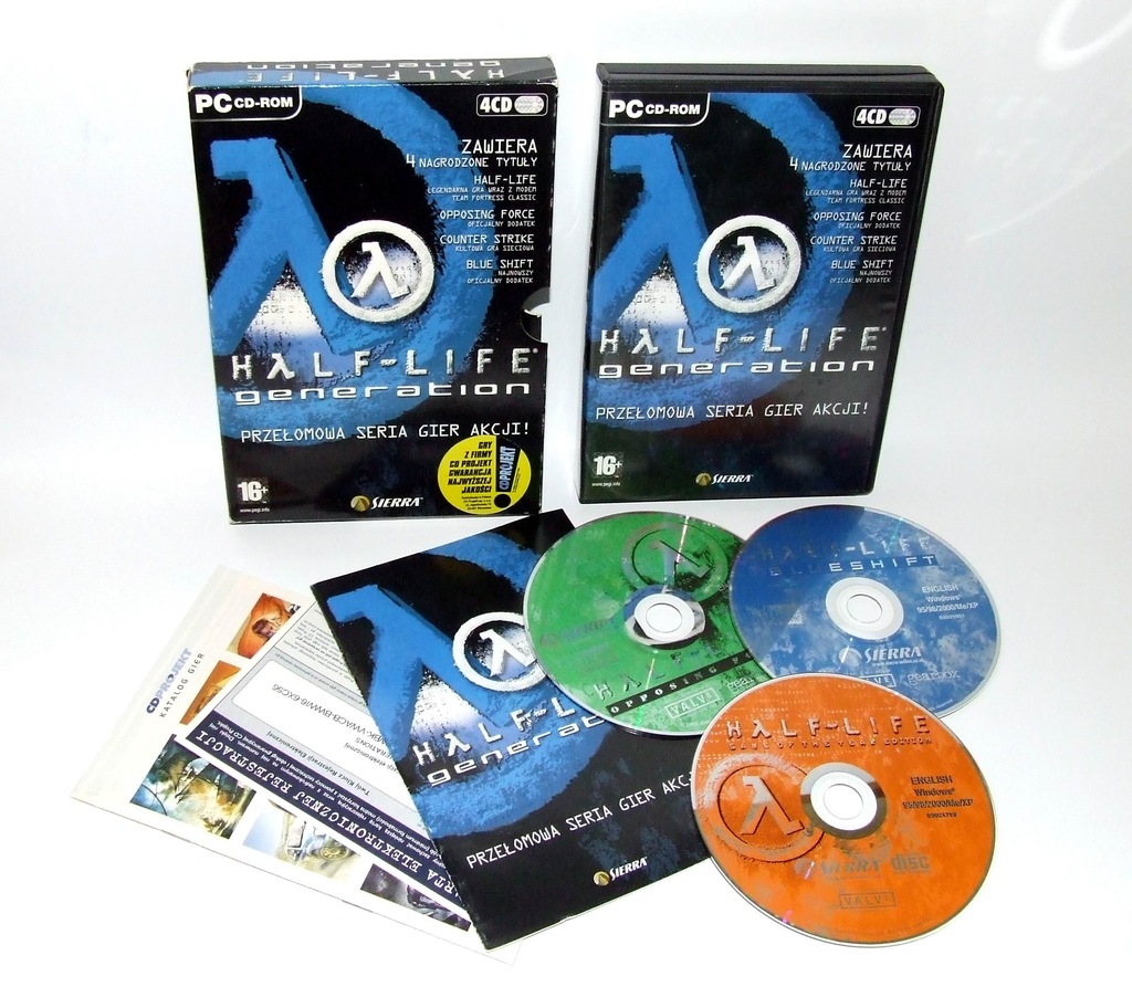 HALF-LIFE GENERATION + Opposing Force Counter Strike Blue Shift [Pc ...