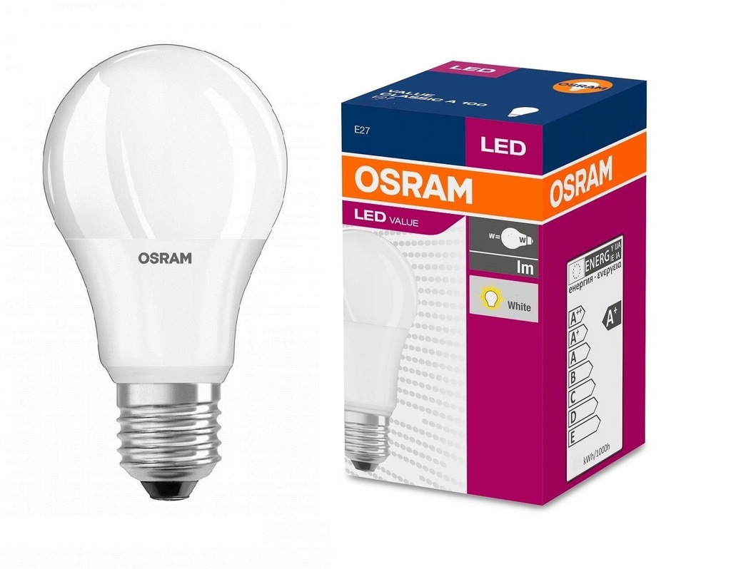 ŻarÓwka Led A60 E27 10w 75w 2700k Osram CiepŁa 7617893491