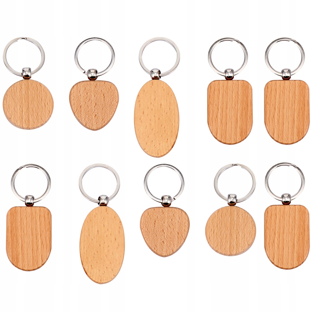 Key Wallet Unfinished Rectangle Wood Key Tag - 14676397944 - oficjalne ...