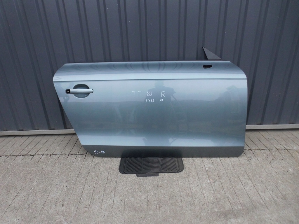 DRZWI AUDI TT 8J PRAWE SZARE LY7E ORYGINAŁ - 13769943613 - oficjalne ...