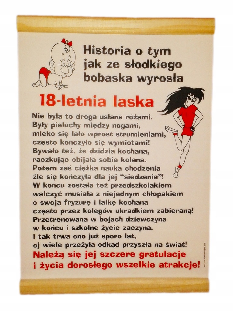 SUPER Dyplom, ŻYCZENIA, Prezent na 18 Urodziny !!! - 9191873533 - oficjalne archiwum Allegro