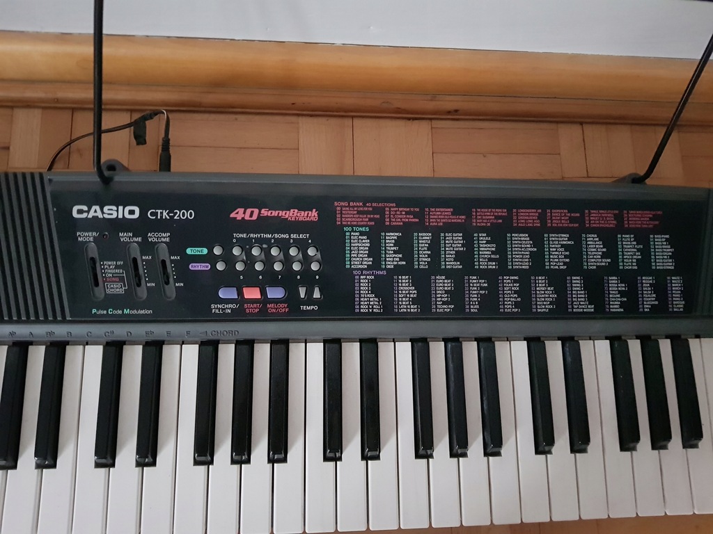 Keyboard Casio CTK-200 - 8903671786 - oficjalne archiwum Allegro