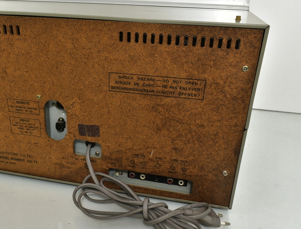 AKAI GX-77 Magnetofon szpulowy - 9692844338 - oficjalne archiwum Allegro