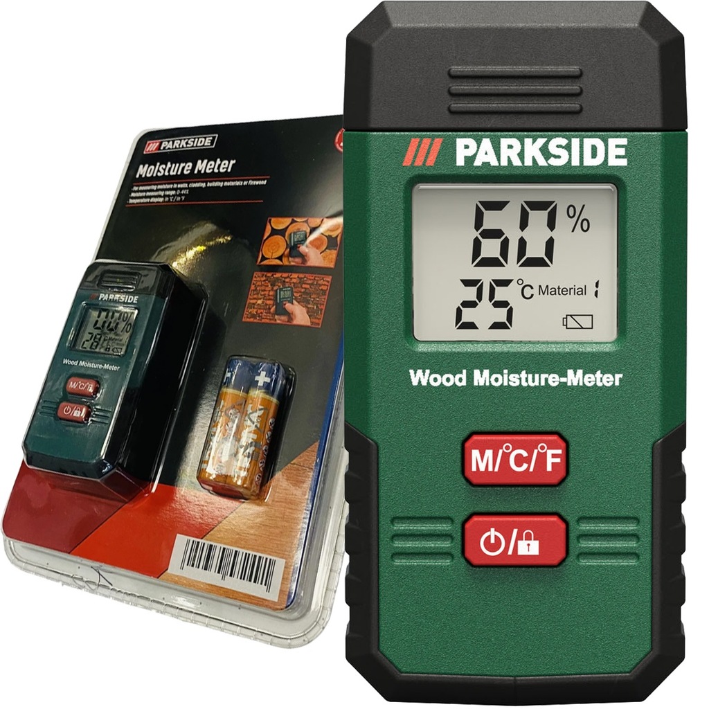 Higrometr Miernik wilgotności Parkside PMSHM 2 A2 - 12585386608 - oficjalne archiwum Allegro