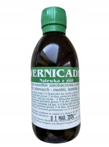 VERNICADIS z zieloną nakrętką od pasożytów 100 ml Ojca Grzegorza ...