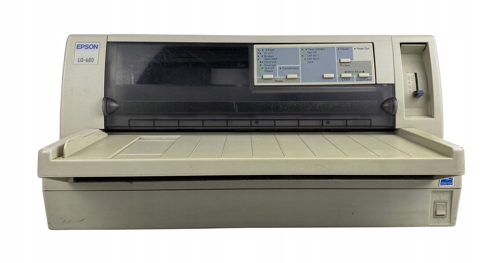 Drukarka igłowa EPSON LQ-680 - 10755611570 - oficjalne archiwum Allegro