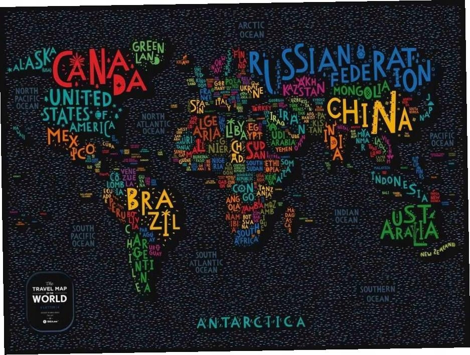 Mapa zdrapka - Travel Map Letters World - 15691353527 - oficjalne ...