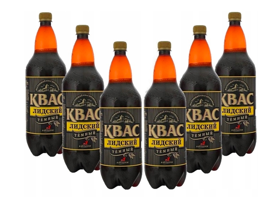 Kwas chlebowy LIDZKI BIAŁORUSKI ciemny 6 szt-1,5l - 8948073816 ...