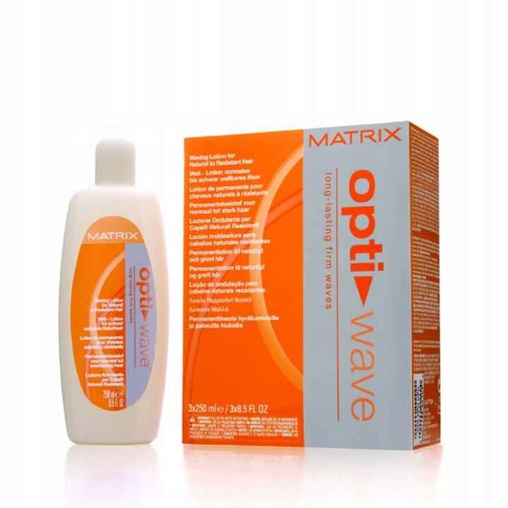Matrix Opti Wave Płyn do trwałej ondulacji, mocny 3x250 ml ...