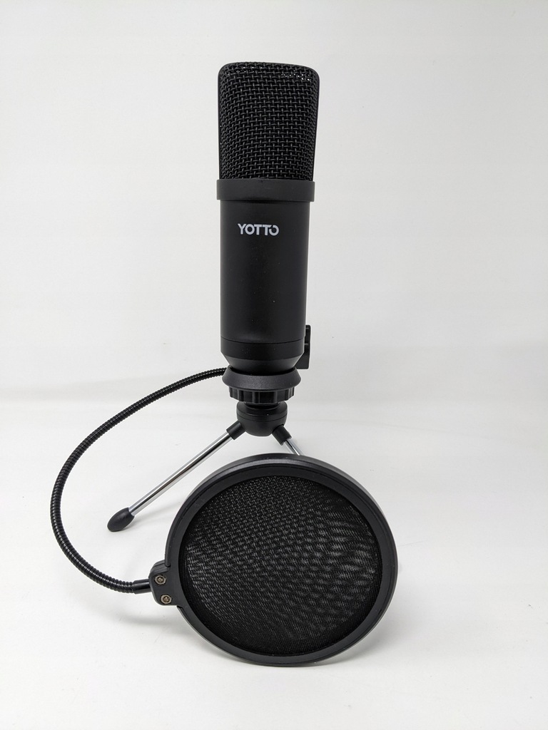 YOTTO Mikrofon USB Kardioidalny 192 kHz/24 bit - 12008972936 - oficjalne archiwum Allegro