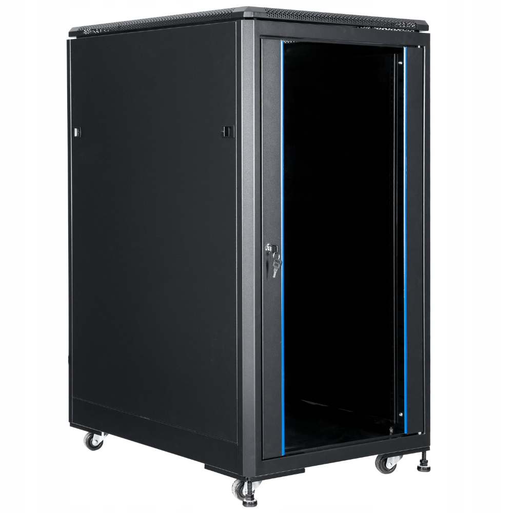 Szafa RACK 22U 600x800 19 Cali STOJĄCA szafa serwerowa metalowa ...