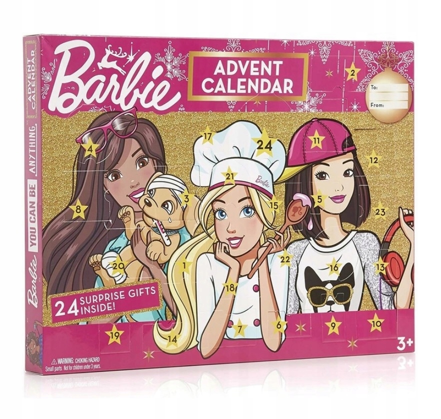 Kalendarz Adwentowy Zestaw z akcesoriami Barbie BA - 12440781959 ...