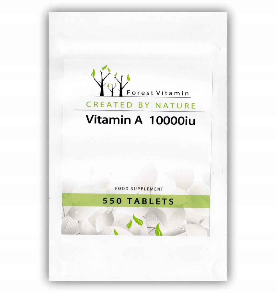 FOREST WITAMINA A 10.000iu RETINOL 550 tab MOCNA - 8147967540 ...