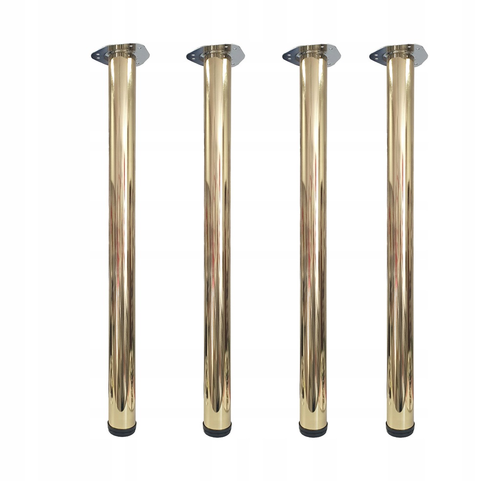 NOGI NOGA MEBLOWA ZŁOTO 1100MM Fi60 110CM (4SZT) - 12762560449 ...