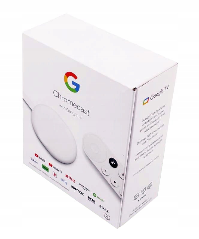 Adapter Wi-Fi Google Chromecast 4 2020 - 13053103950 - oficjalne ...
