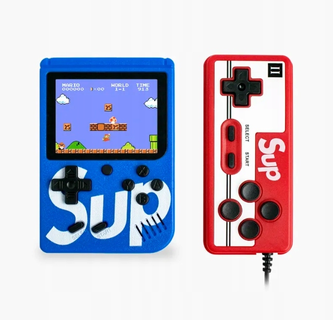 MOBILNA KONSOLA RETRO 400 GIER GAMEBOY PEGASUS GAME BOX MARIO CONTRA ...