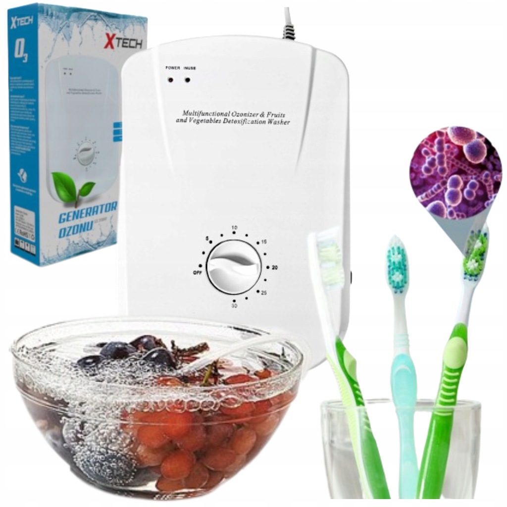 GENERATOR OZONU DO SAMOCHODU OZONATOR DO ŻYWNOŚCI - 13737243913 - oficjalne archiwum Allegro