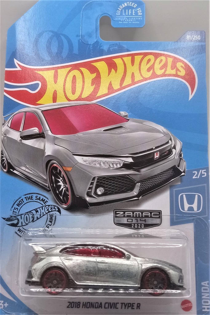 Hot Wheels ZAMAC 014 2020 2018 Honda Civic Type R - 12250260325 ...